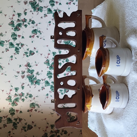 Kitchen | Measuring 4 Cup Set With Rack | Poshmark